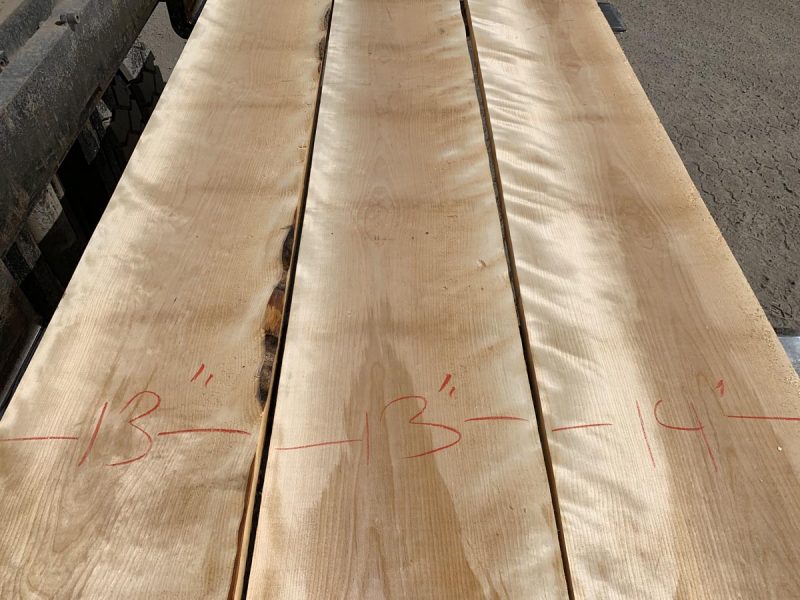 Matched Tabletops in Cherry, Walnut, & Tiger Maple | Irion Lumber