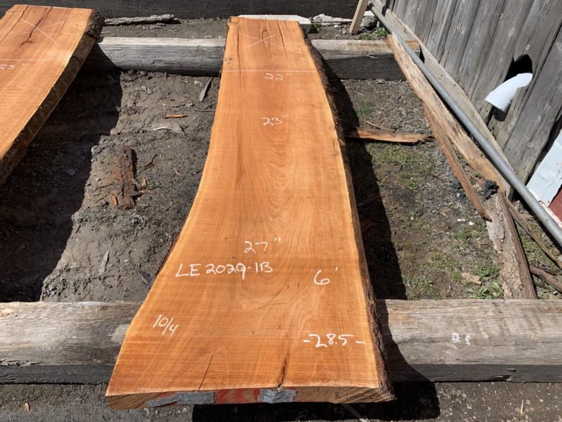 Live Edge Slabs | Cherry | Curly | Hardwood | Irion Lumber Company