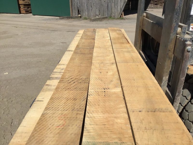 Tiger Maple Grade Lumber 5/4 9-13" Prime Irion Lumber Company
