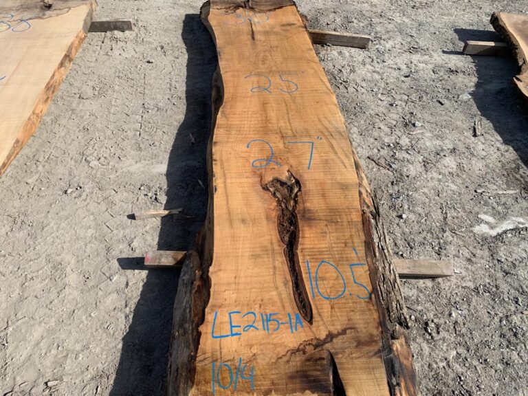 Live Edge Slabs | Maple | Hardwood | Irion Lumber Company
