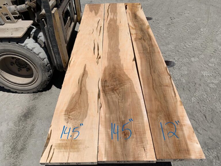 4/4 Tiger Maple Matched Sets | irion Lumber Company