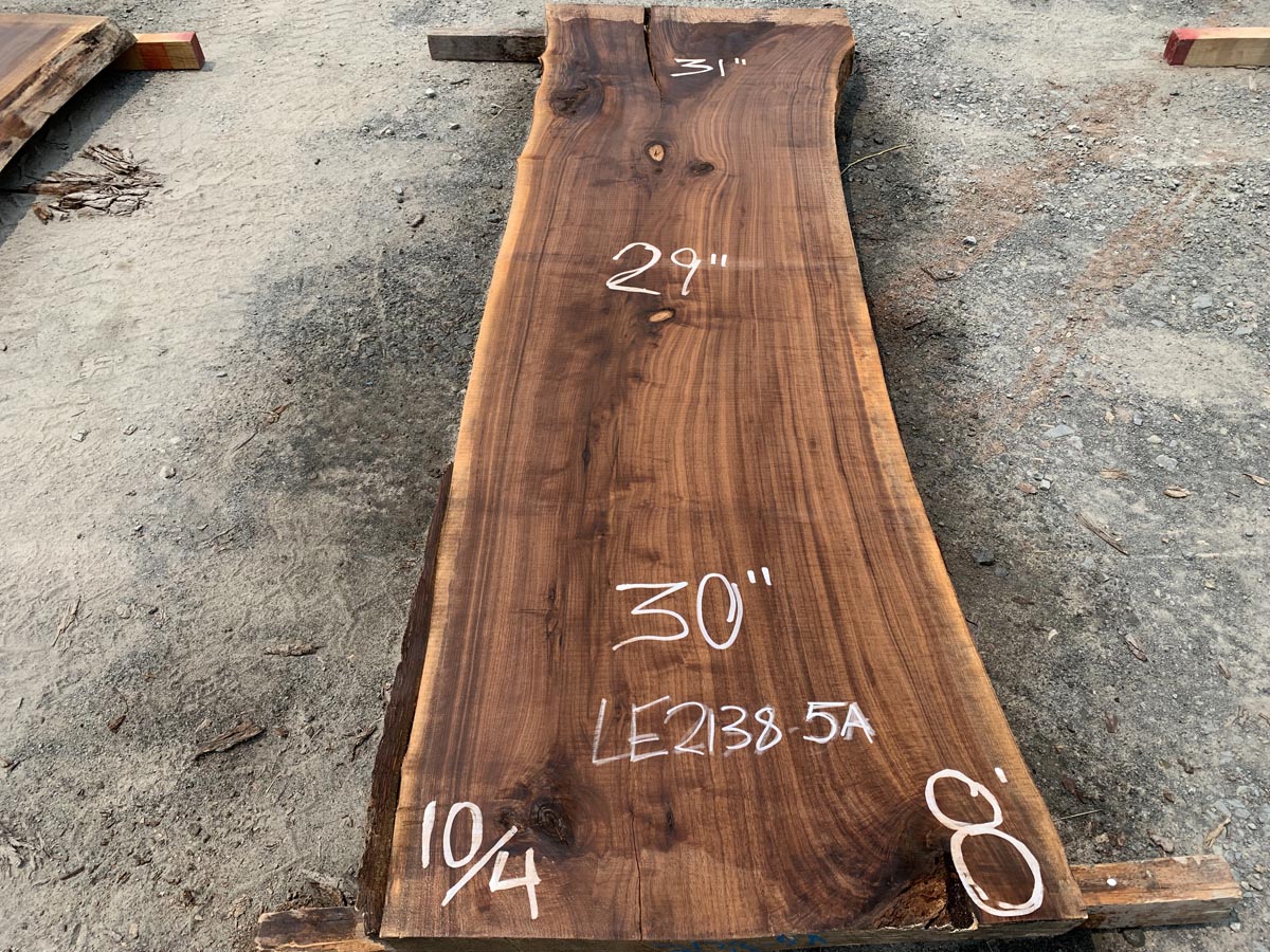 Live Edge Slabs | Walnut | Hardwood | Irion Lumber Company