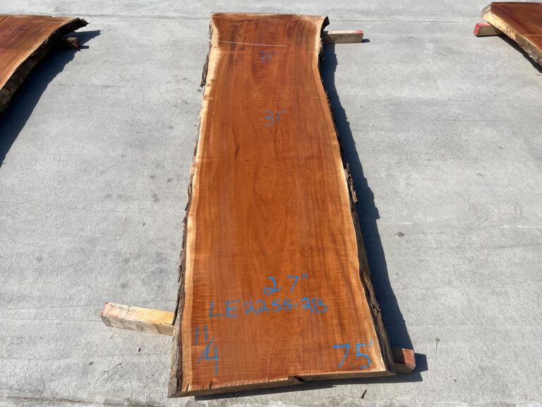Live Edge Slabs | Cherry | Curly | Hardwood | Irion Lumber Company