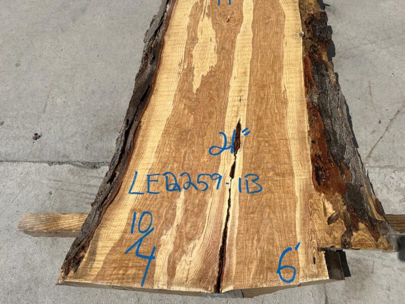 Honey Locust Slab LE2259-1B - 10/4 - 6' Irion Lumber Company