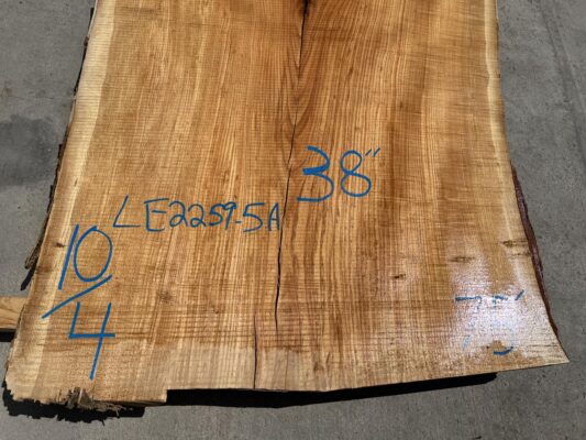 Honey Locust Slab LE2259-5A - 10/4 - 7.5' Irion Lumber Company