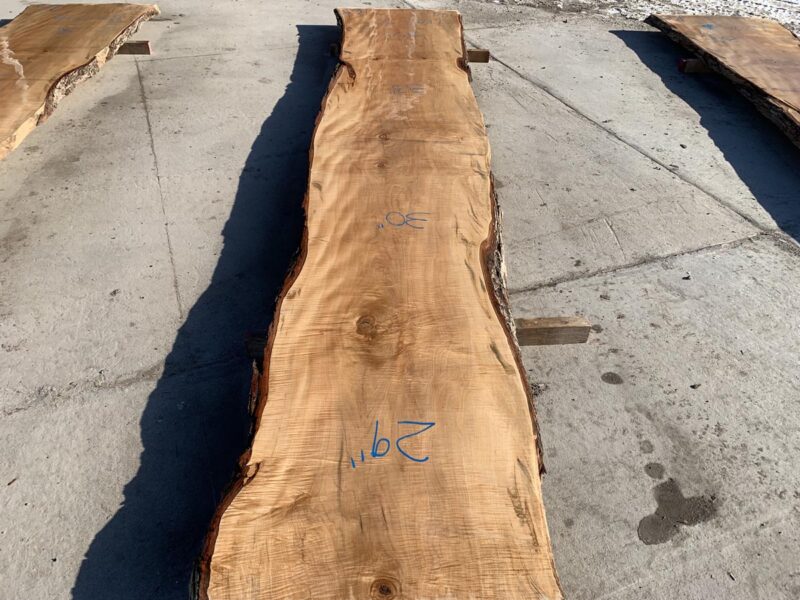 Live Edge Maple LE2277-3A 10/4 16.5' Irion Lumber Company