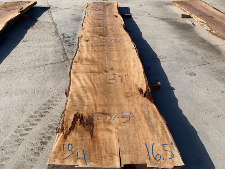 Live Edge Slabs | Maple | Hardwood | Irion Lumber Company