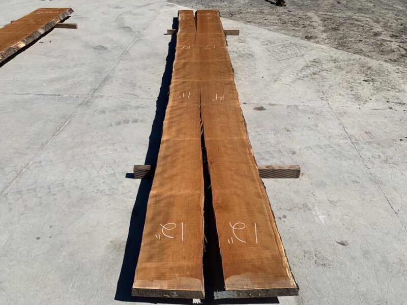Curly Cherry Slab LE2318-3A 10/4 19.5' Irion Lumber Company