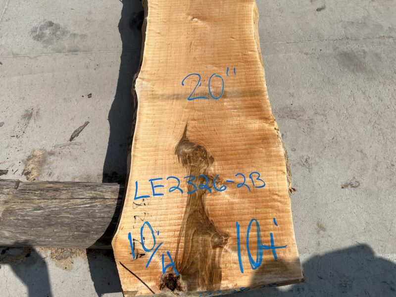 Hard Maple Slab LE2326-2B 10/4 10'+ Irion Lumber Company
