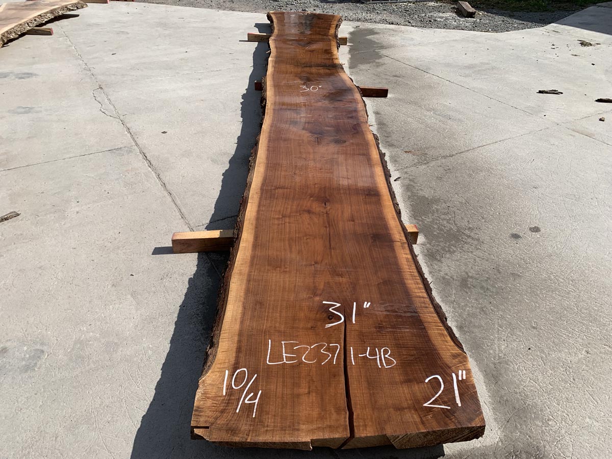Live Edge Slabs | Walnut | Hardwood | Irion Lumber Company
