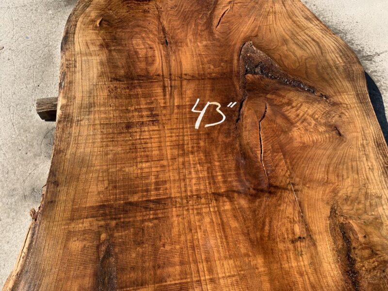 Live Edge White Oak Slab LE2358-2B - 9/4 - 16'+ Irion Lumber Company
