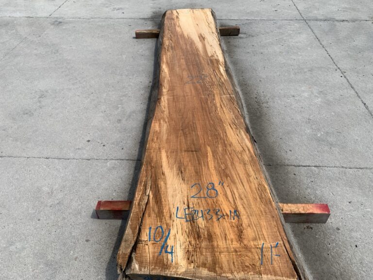 Live Edge Slabs | Maple | Hardwood | Irion Lumber Company