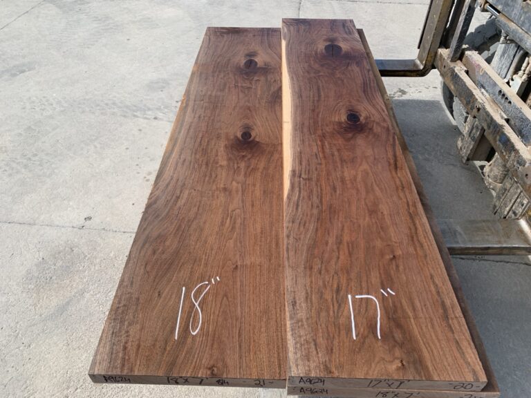 Matched Tabletops Walnut | Irion Lumber Company