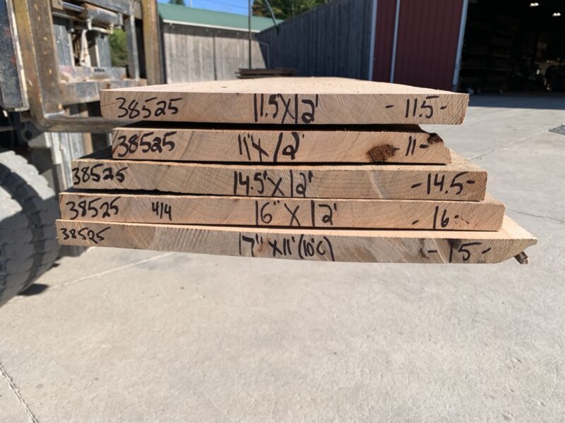 Cherry Lumber Set 38525 4/4 5 pcs 11-12' Irion Lumber Company